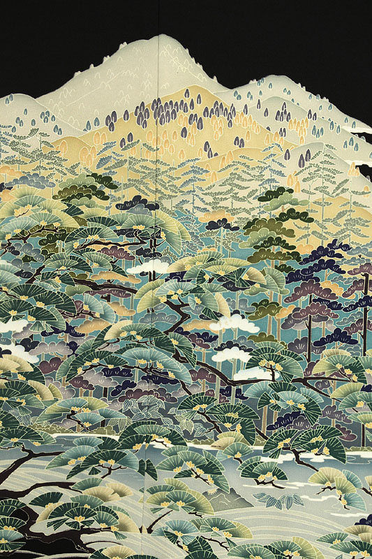 【新品】イチオシ！京加賀友禅黒留袖☆加賀風情五彩染【お仕立条件】1の落札情報詳細 - Yahoo!オークション落札価格検索 オークフリー